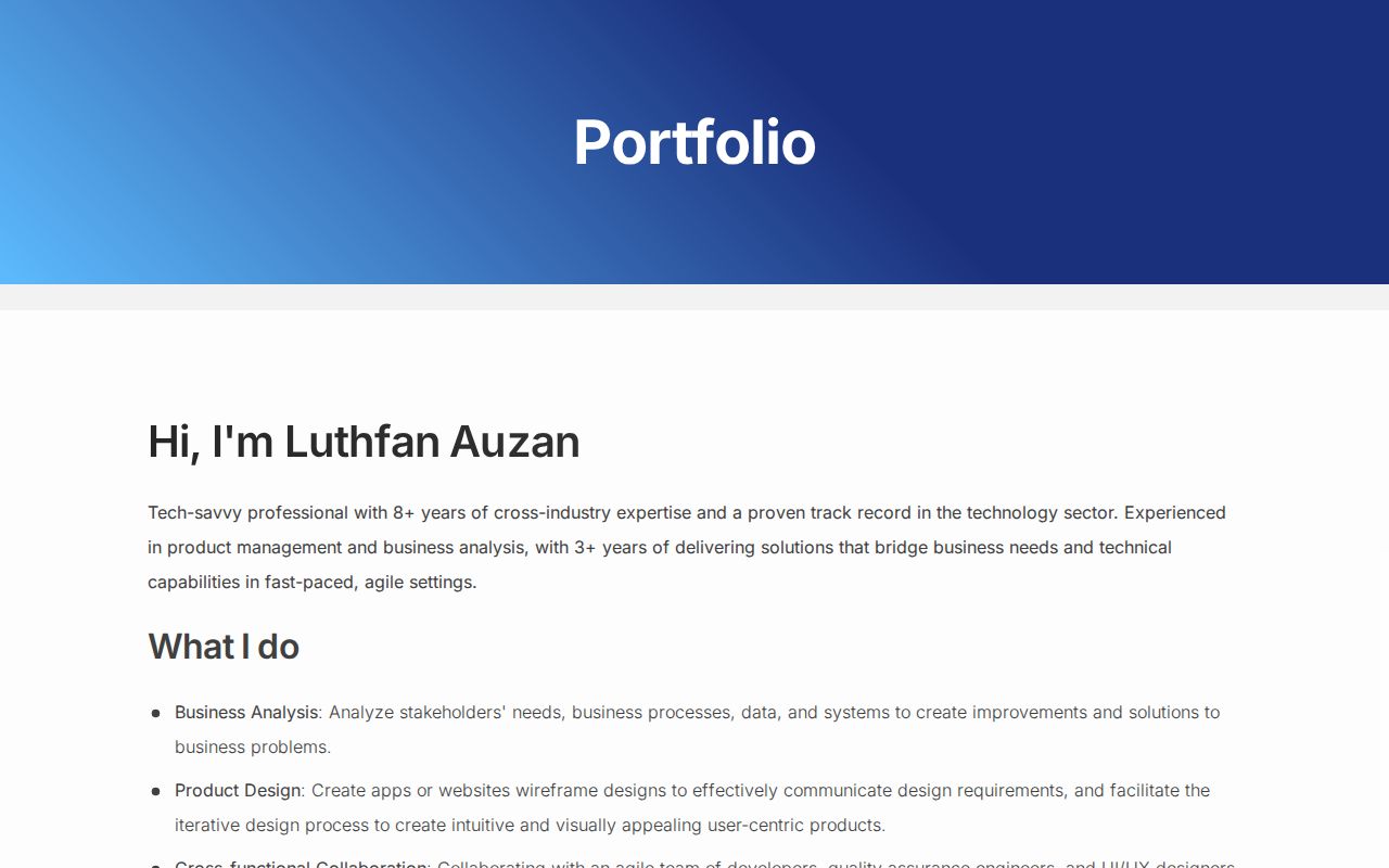 Portfolio